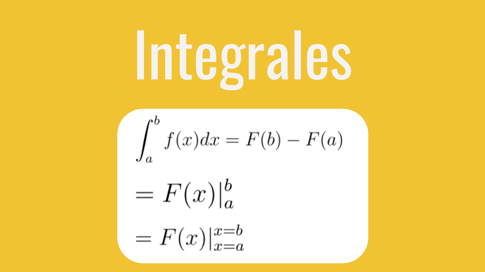 Integrales | Compilando Conocimiento